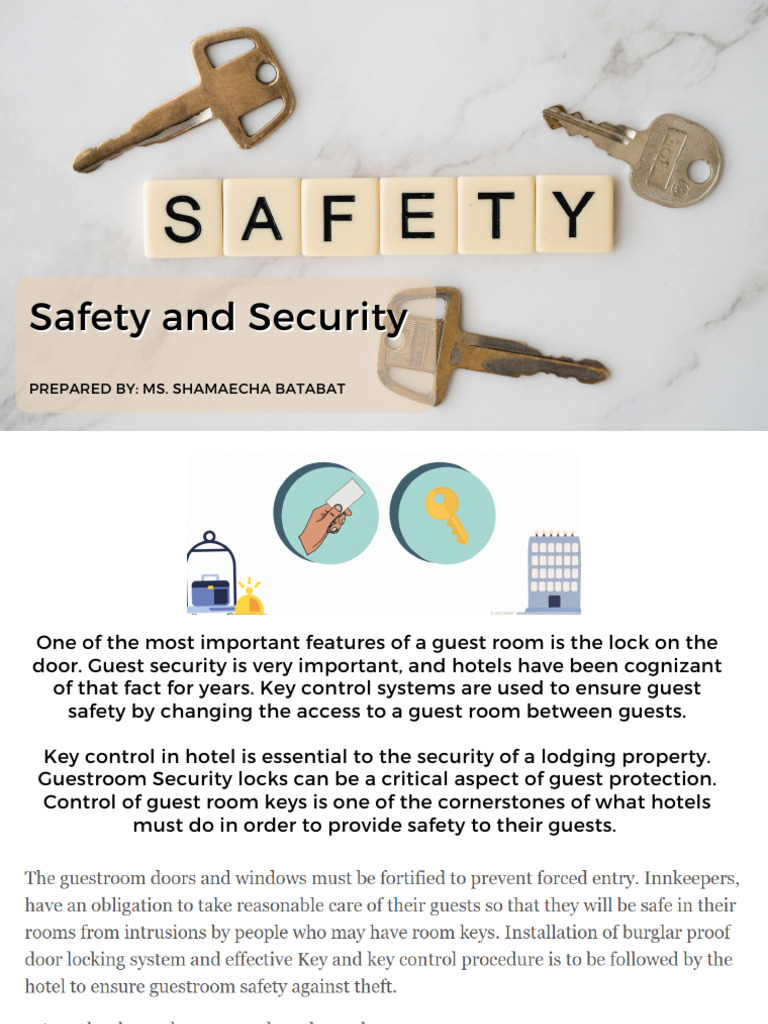 Safety and Security | PDF | Security Technology