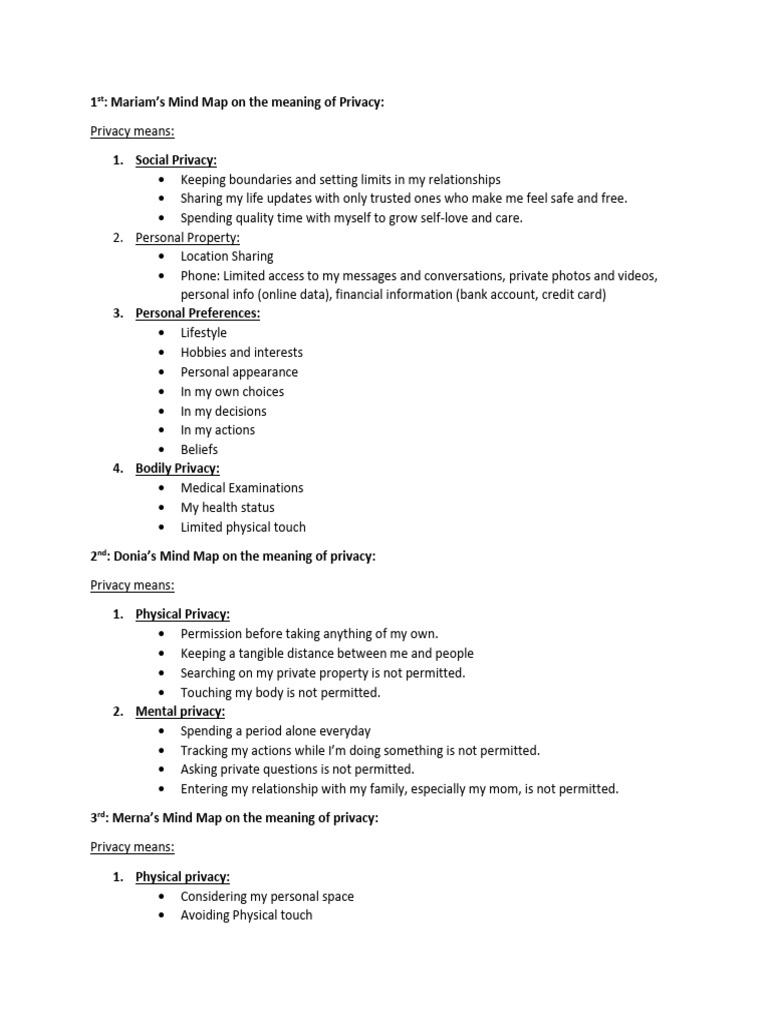 5 Mind Maps | PDF | Privacy | Mind