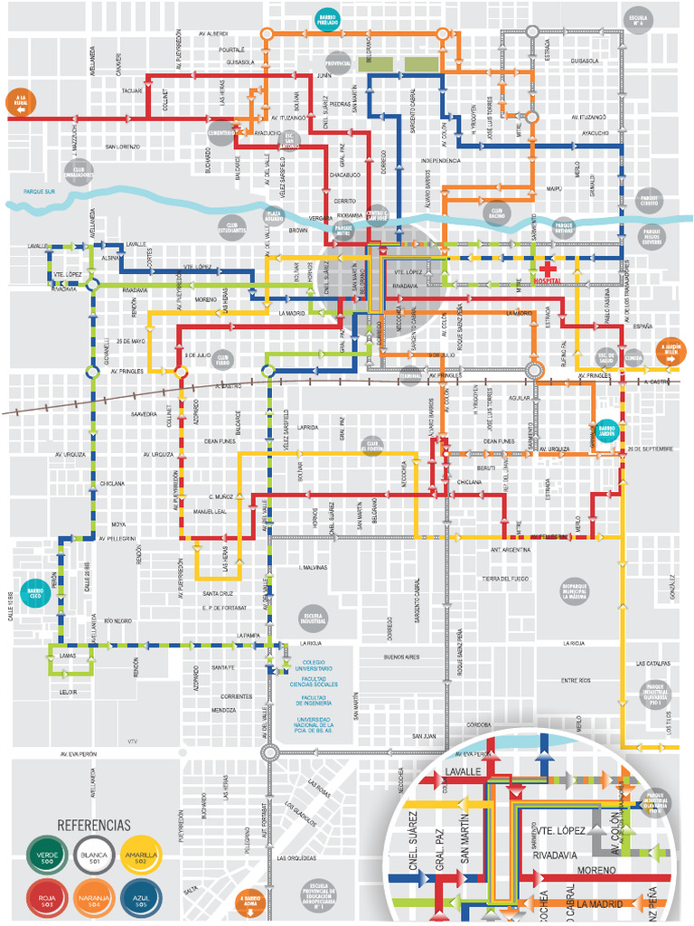 Mapa Recorridos-Ago2019 | PDF