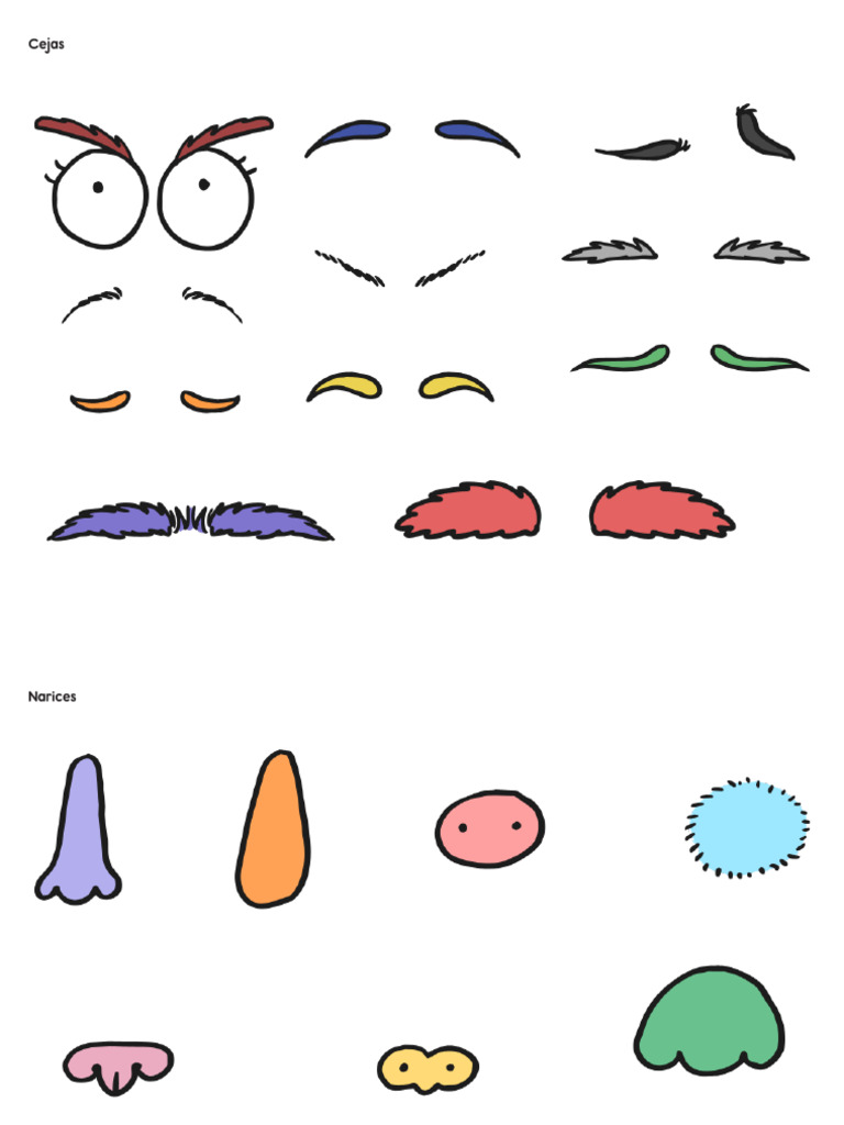 Color Spanish Make A Monster Cuts Outs | PDF