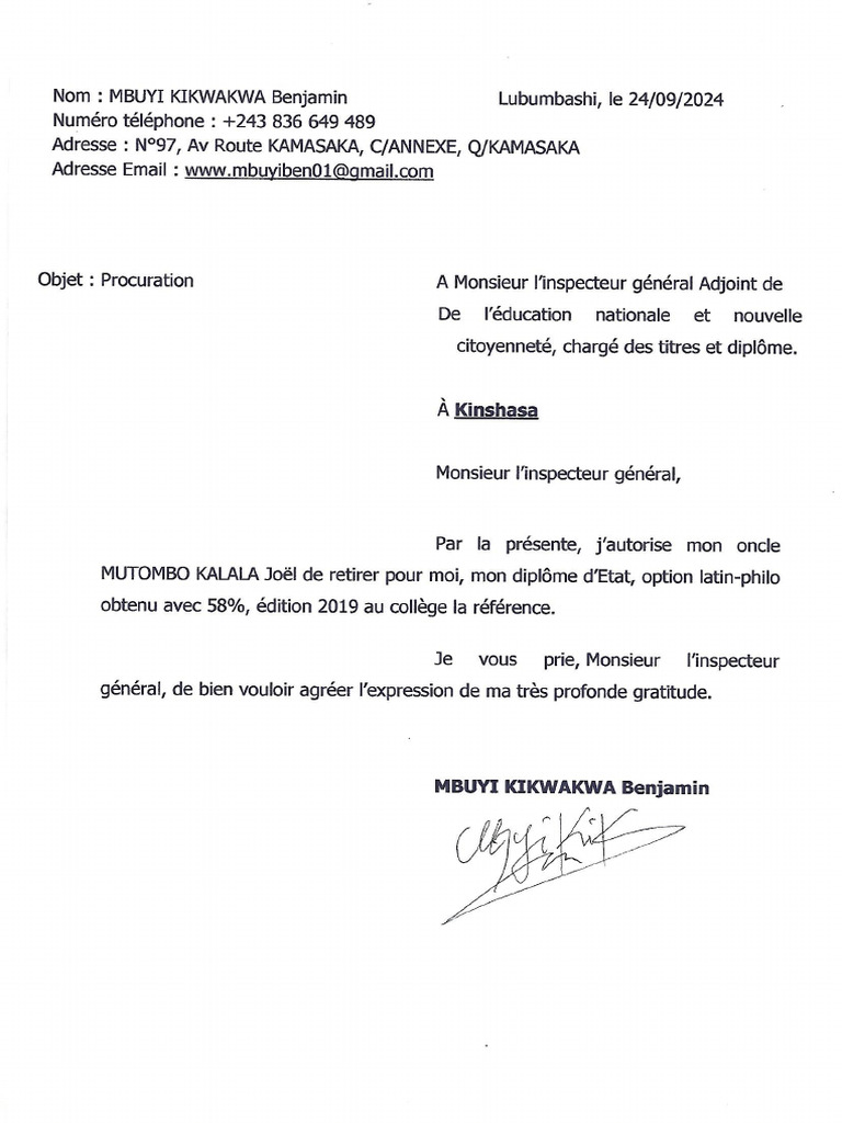 Procuration | PDF