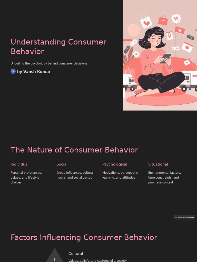 Understanding Consumer Behavior Insights | PDF