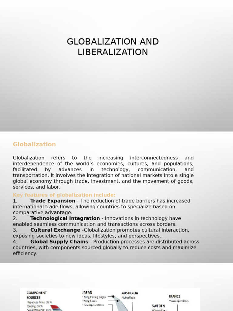 Globalization Liberalization and International Business | PDF | Foreign ...