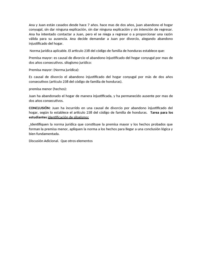 Ana y Juan Están Casados Desde Hace 7 Años | PDF