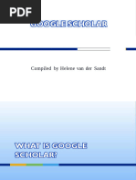 Google Scholar Guide for Students | PDF | Libraries | Communication