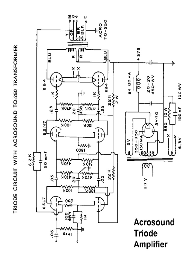 AcroSound-TriodeTO250-pwr-sch | PDF