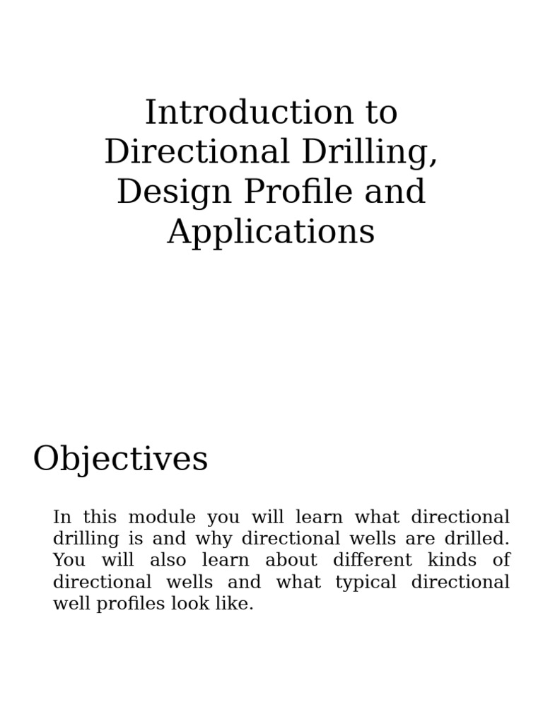Directional Drilling: Techniques & Applications | PDF | Oil Well | Borehole