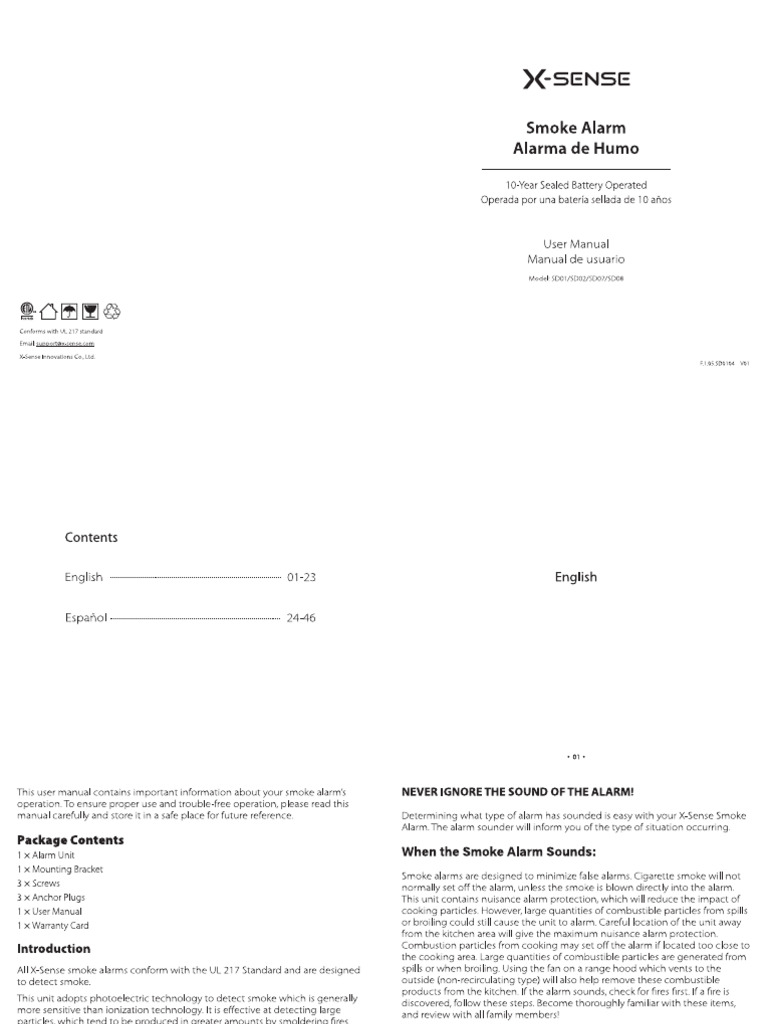 Sd01 User Manual Etl | PDF