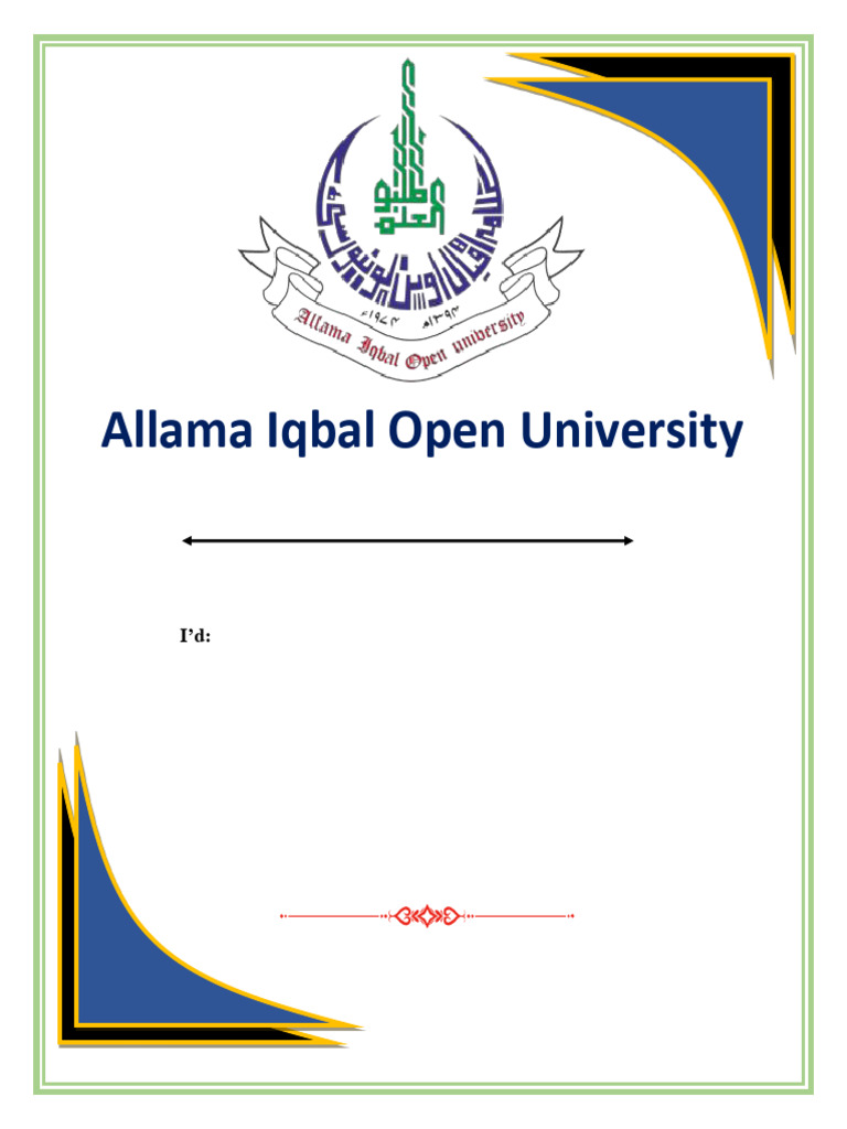 Laiba Afzal 8602 - 1 (Semester 1) | PDF | Educational Assessment ...