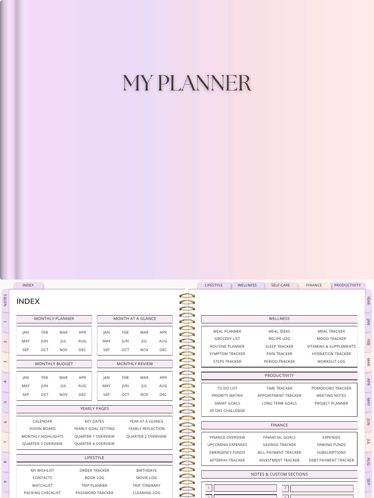 Multicolor 1 Monday Start | PDF