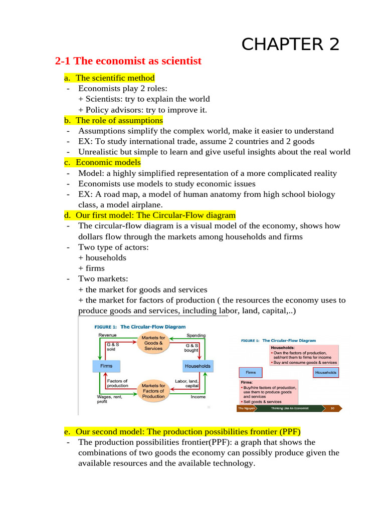 Economic Models and Assumptions Explained | PDF | Economics | Economies