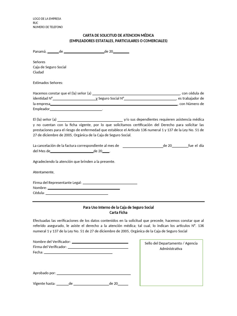 Carta Ficha Css Modelo | PDF