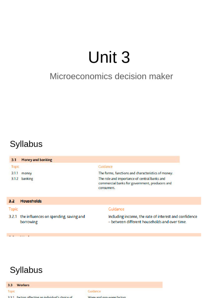 Unit 3-Economics | PDF | Labour Economics | Trade Union