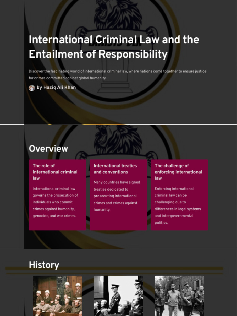 International-Criminal-Law-and-the-Entailment-of-Responsibility | PDF ...