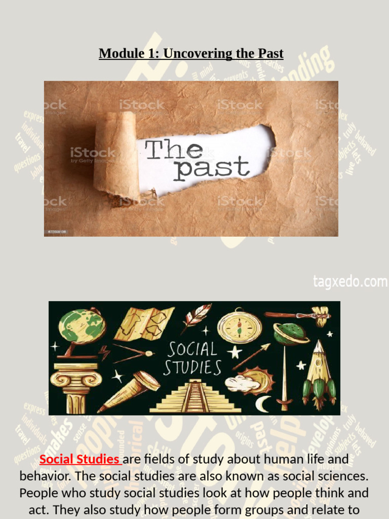 Module (1) Uncovering The Past - Lesson Opener and Lesson | PDF | Anno ...
