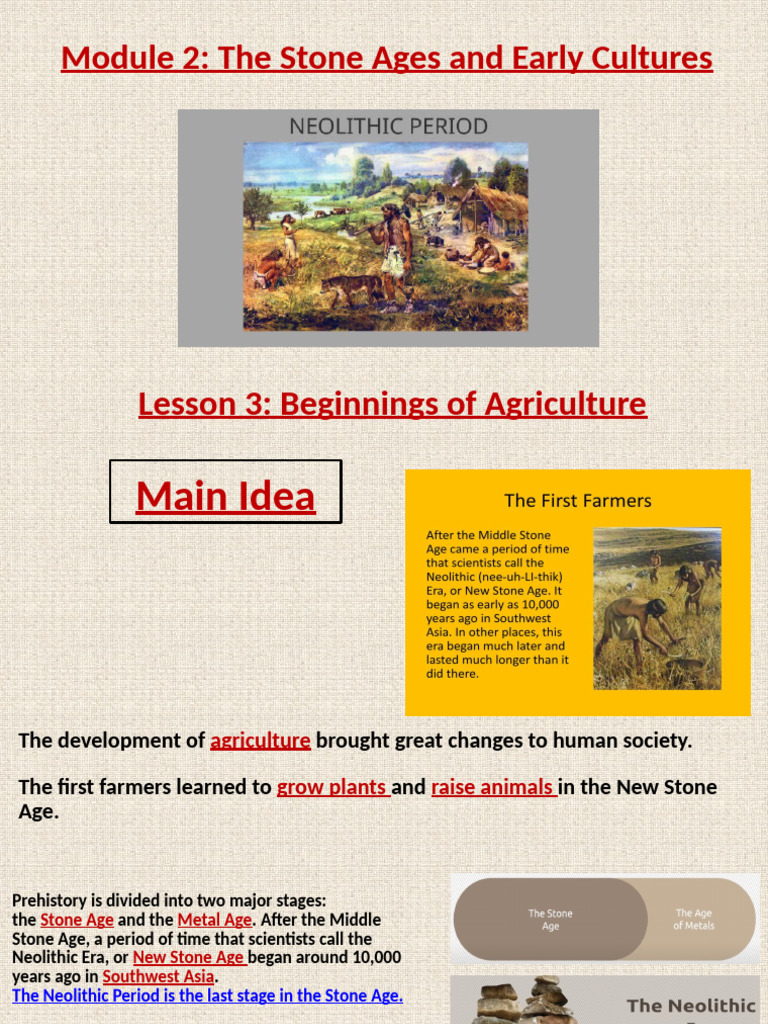 Beginnings of Agriculture | PDF | Neolithic | Agriculture