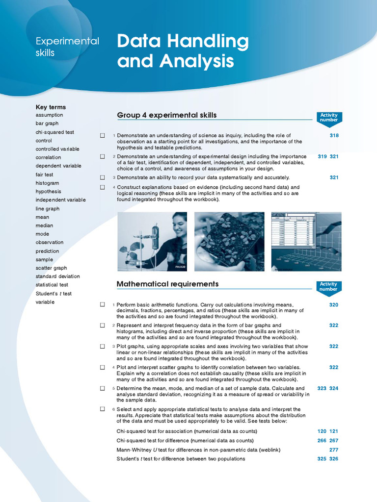 Understanding Scientific Inquiry and Data Analysis | PDF | Scientific ...