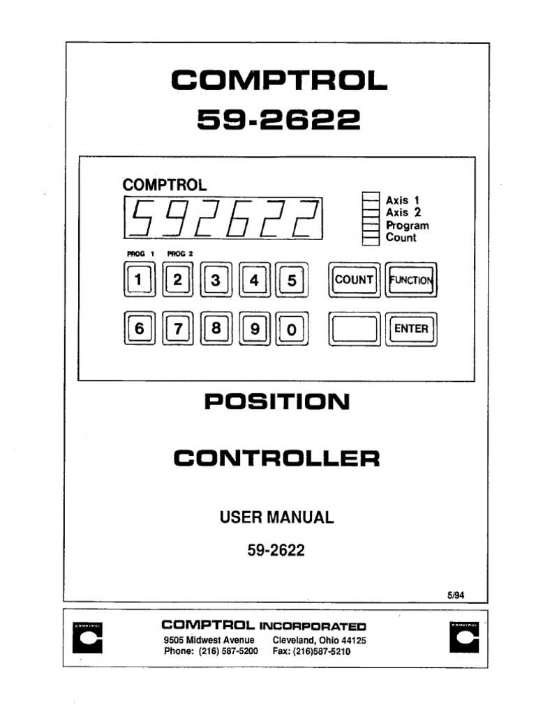 59-2622 - Position Controller User Manual | PDF