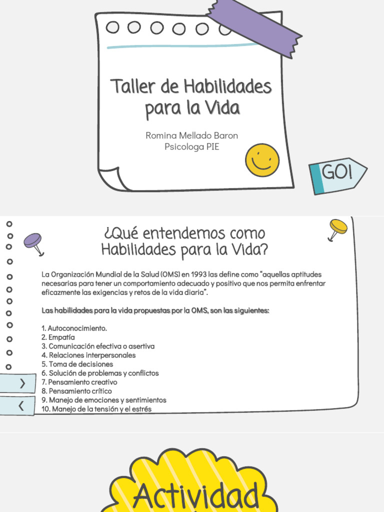 Habilidades para la Vida y Disciplina Positiva | PDF | Aprendizaje ...