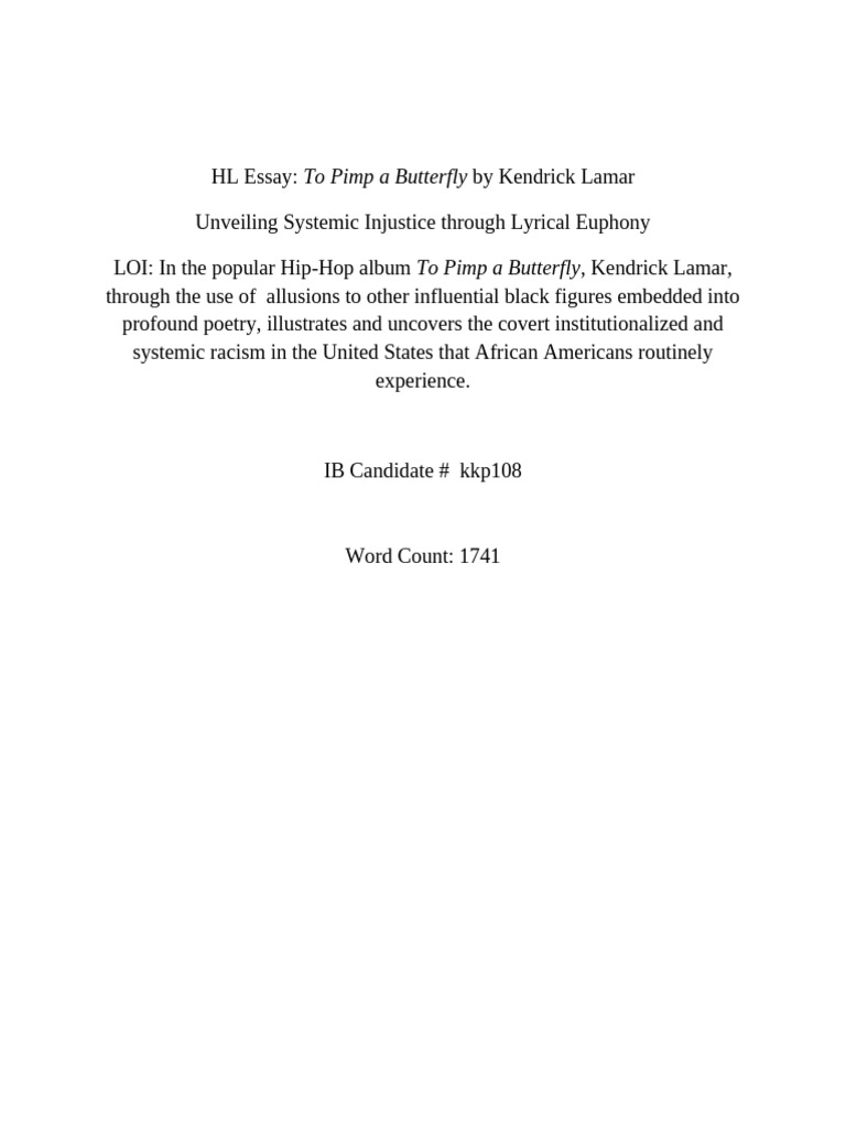 Unveiling Systemic Injustice Through Lyrical Euphony | PDF | Racism | Discrimination & Race ...