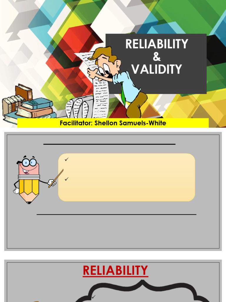 Measuring Reliability and Validity | PDF | Validity (Statistics ...