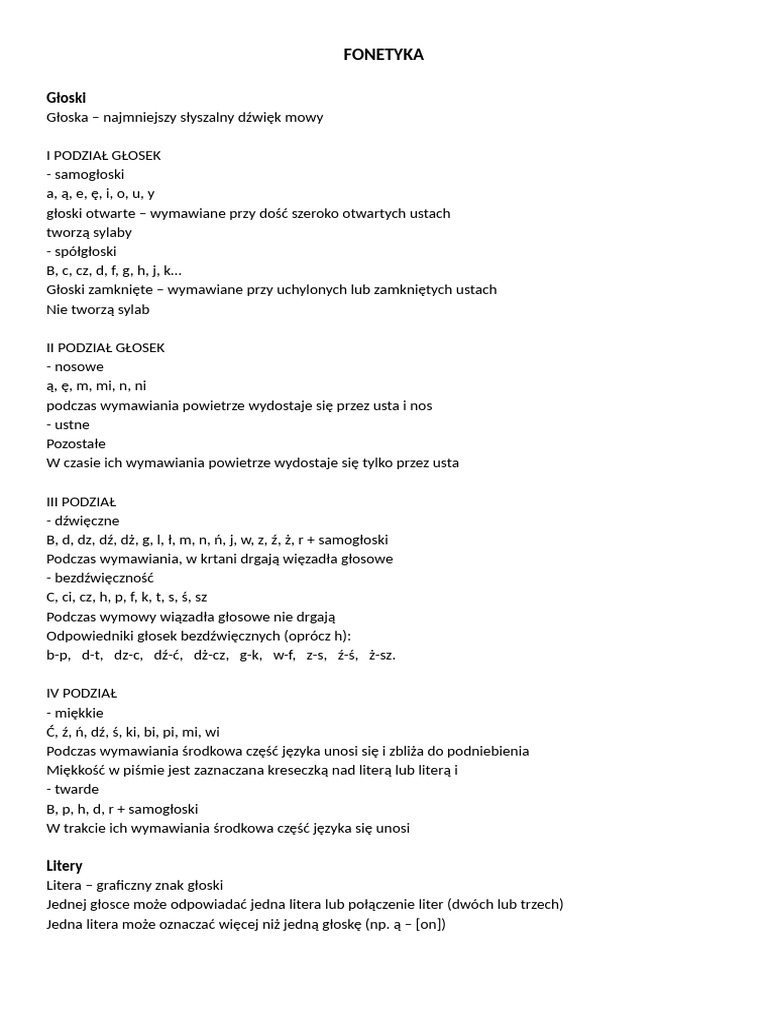 Fonetyka | PDF