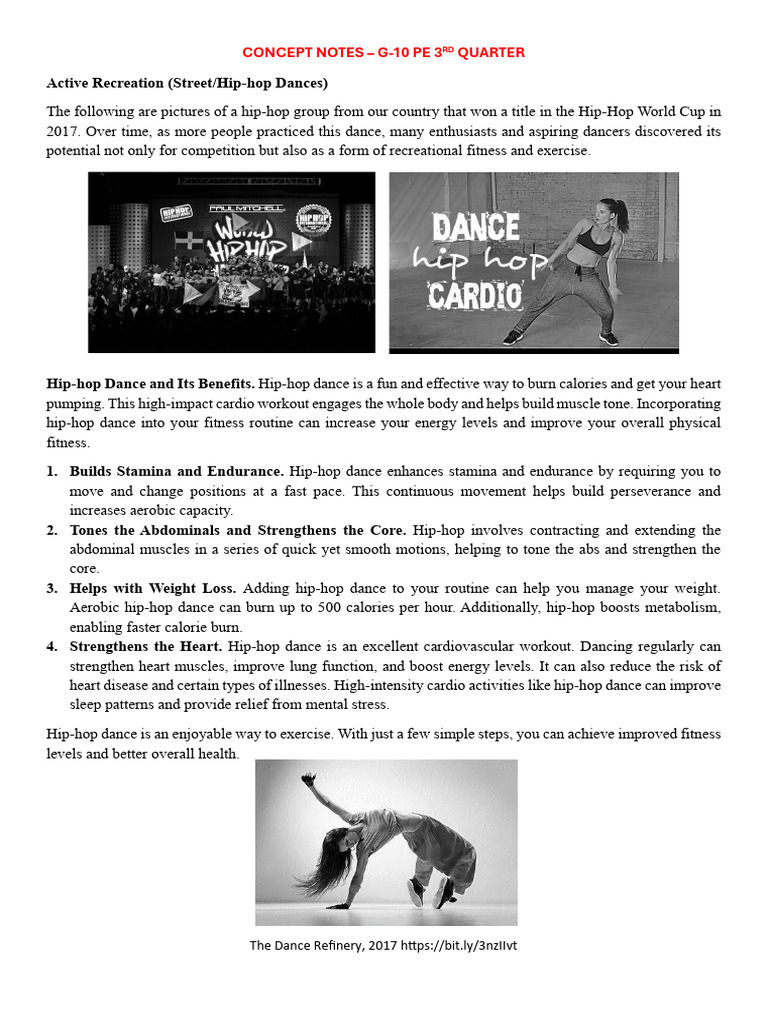 Pe Lesson 1 Pe Concept Notes | PDF | Aerobic Exercise | Physical Fitness