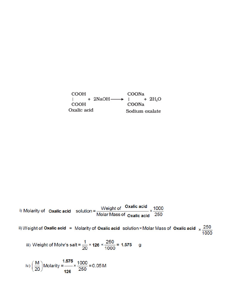 Determine NaOH Solution Strength | PDF
