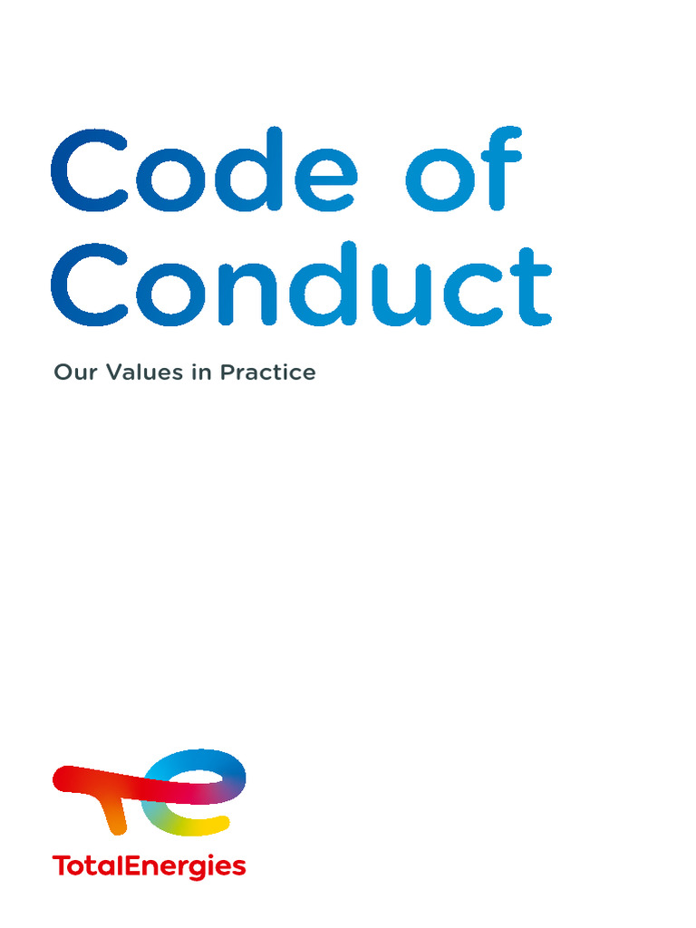 TotalEnergies Code of Conduct 2022 | PDF | Human Rights | Employment