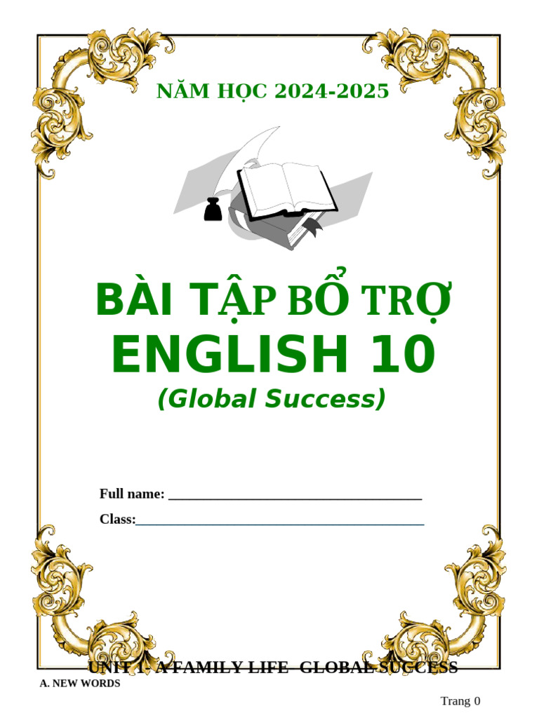 VO BT LOP 10- HK1-2025 | PDF | Organic Foods | Recycling