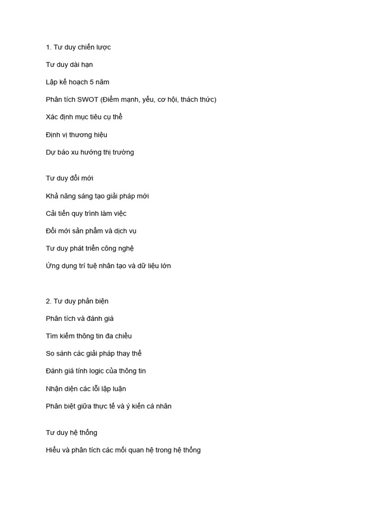 Tư Duy | PDF