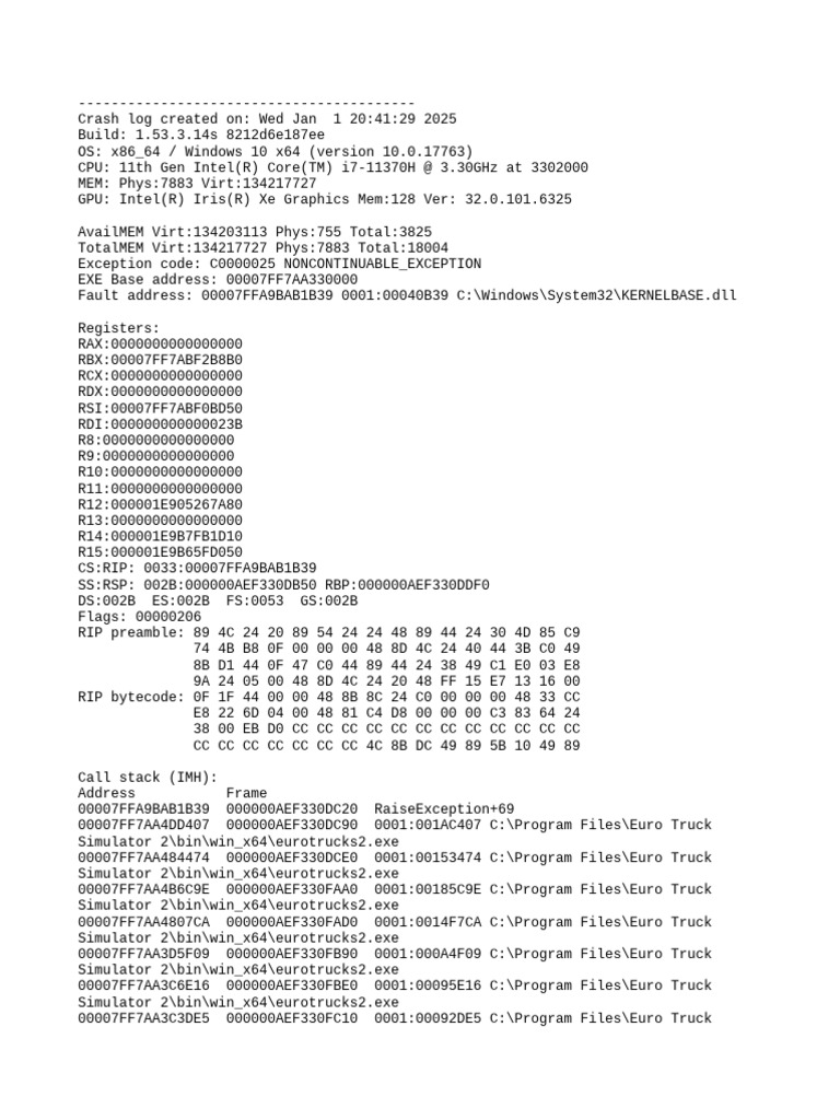 Game Crash | PDF | System Software | Computer Engineering