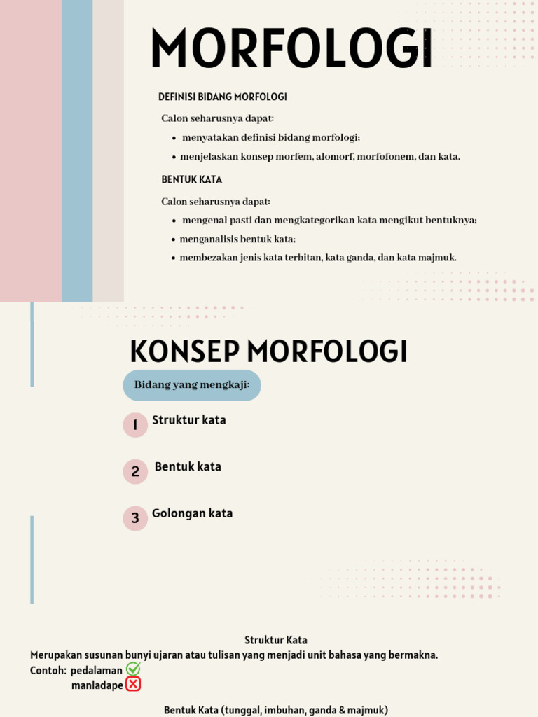 Morfologi | PDF