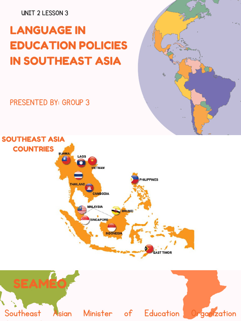 Southeast Asia Language Education Policies | PDF | Southeast Asia ...