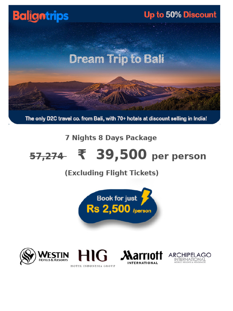7 Nights 8 Days - Bali Trip - 5522 | PDF | Bali | Payments