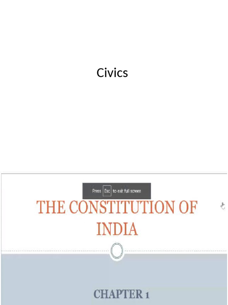 Civics | PDF