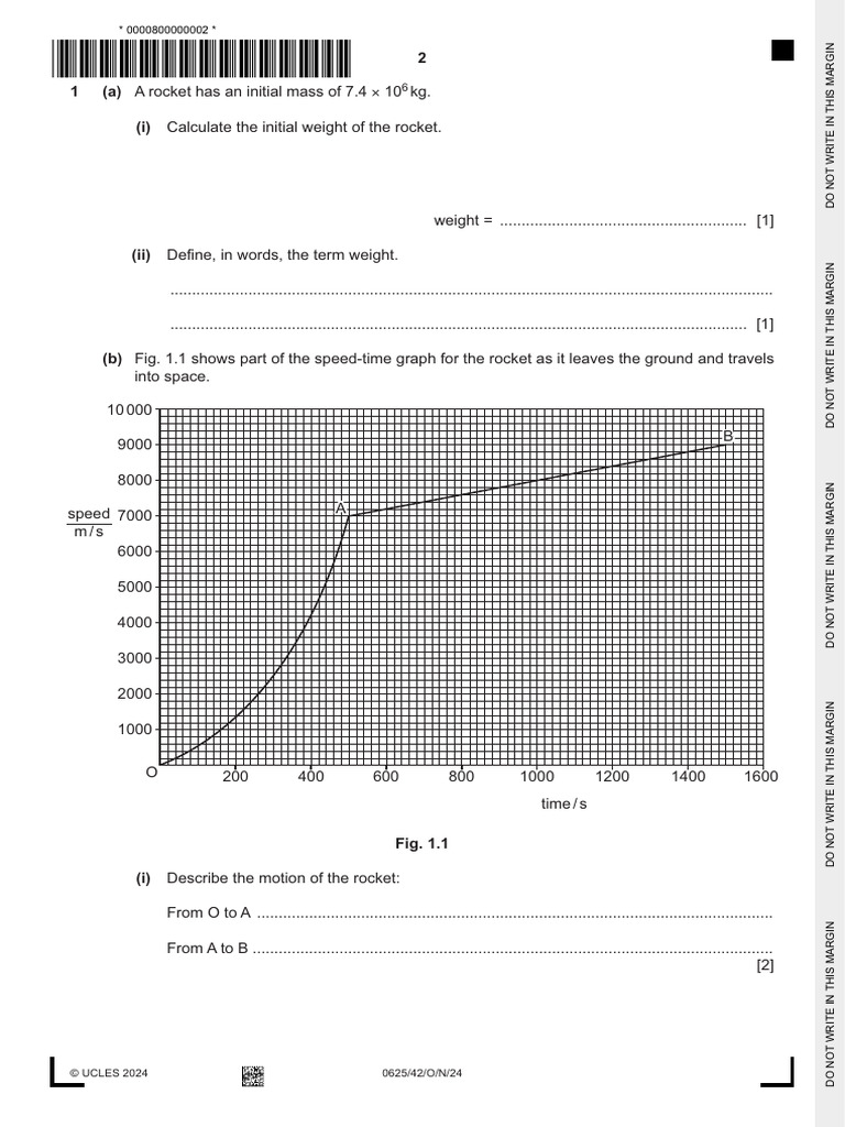 0625 W24 Question Paper 2 | PDF | Turbine | Rocket