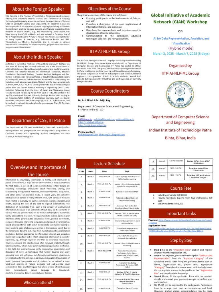 AI and NLP Workshop at IIT Patna | PDF | Artificial Intelligence ...