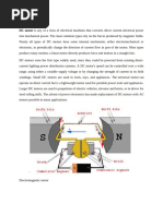 Simple DC Motor Construction Guide | PDF | Electric Motor | Mechanical ...