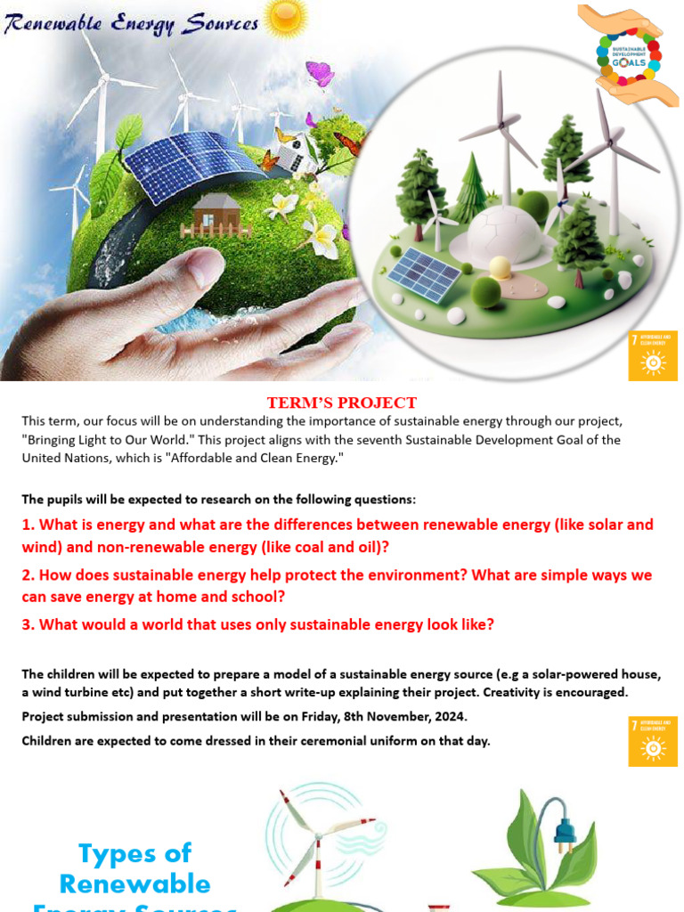 Sustainable Energy School Project | PDF