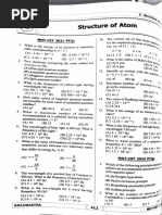Atomic Structure Pyq | PDF