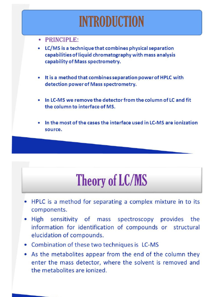 LCMS DR Aslam | PDF