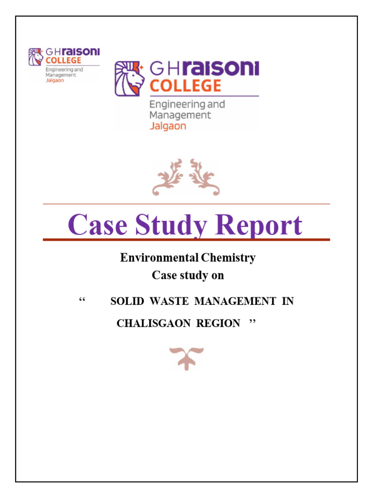 CASESstudyNRI676869 | PDF | Waste Management | Waste