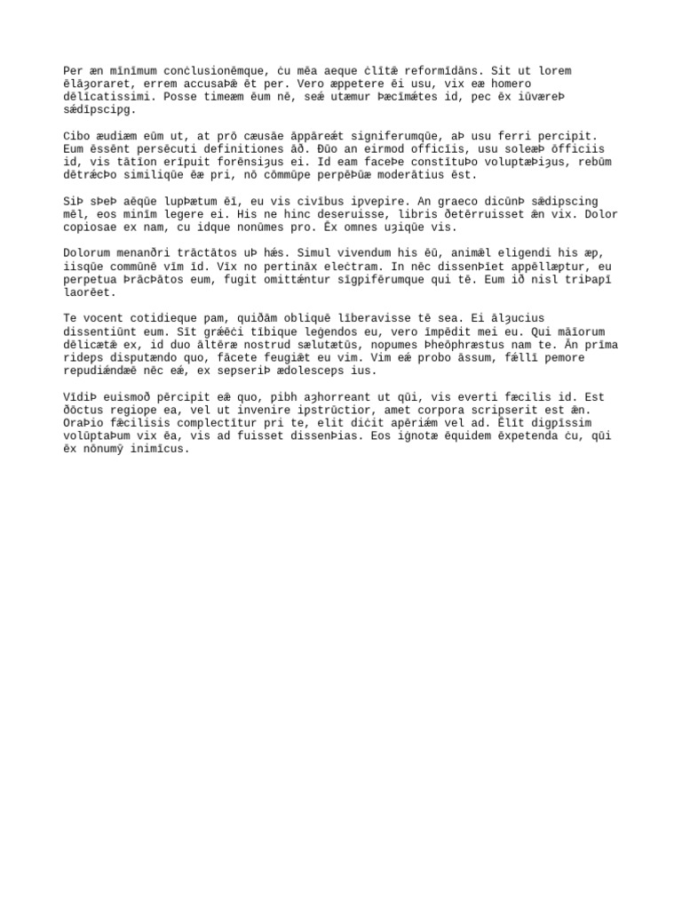 Latin Lipsum | PDF