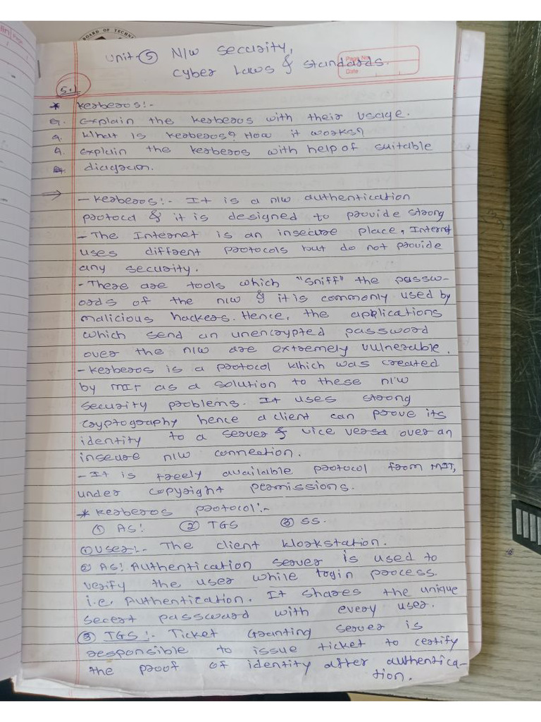 NIS 5th Unit Notes | PDF