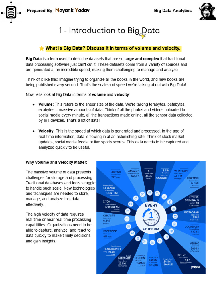 BDA 1-5 Imp | PDF | Big Data | Sampling (Statistics)