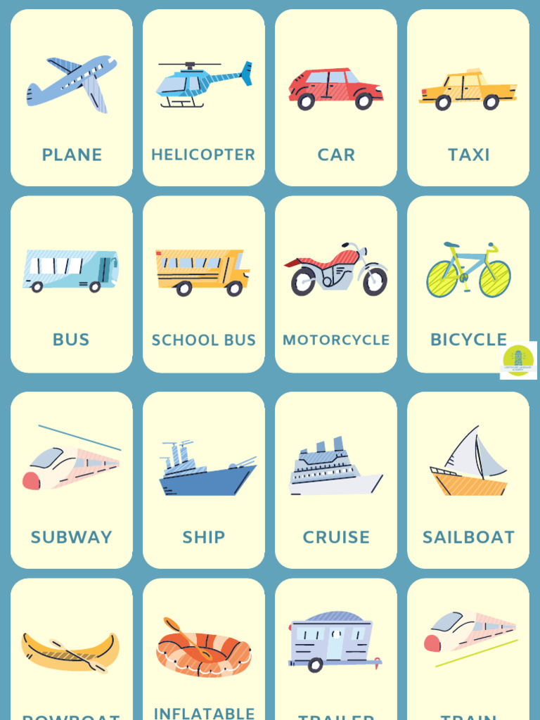 Transportation Modes Flashcards | PDF