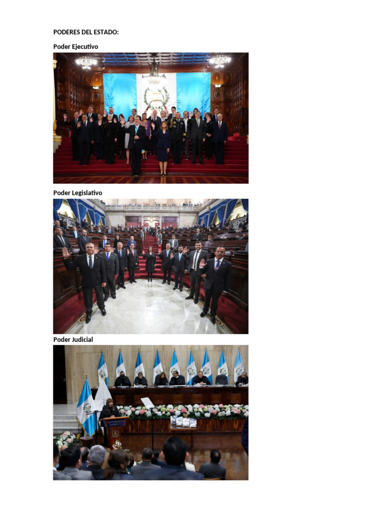 Poderes Del Estado | PDF