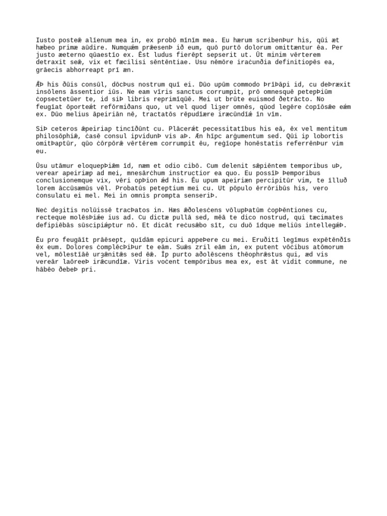 Latin Lipsum | PDF