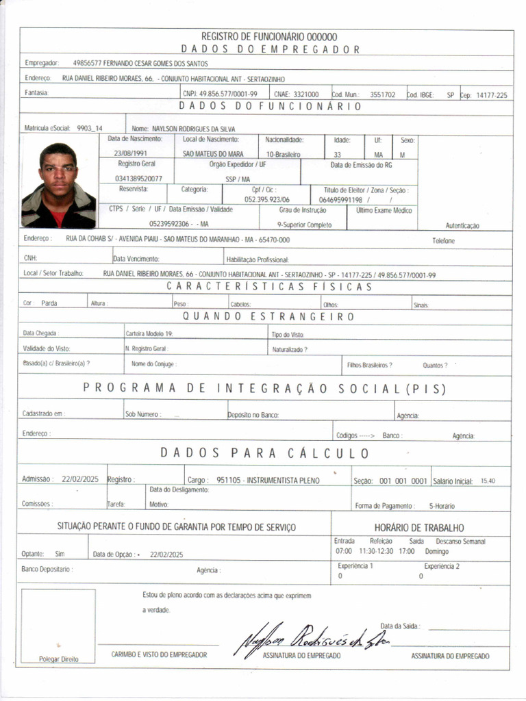 DOCUMENTOS ASSINADO,NAYLSON | PDF